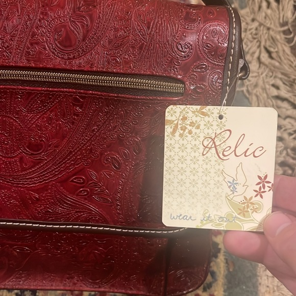 Relic | Bags | Vintage Relic Purse Dark Red Relic Purse Shoulder Purse ...